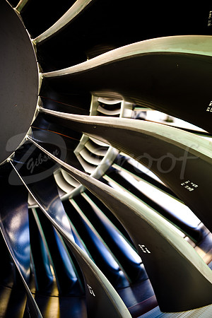 Zenfolio | David Gibson | Aviation | Airbus 320 NEO engine PW1000 closeup